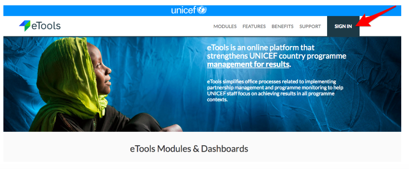 Search List of Action Points – eTools Help Center / UNICEF