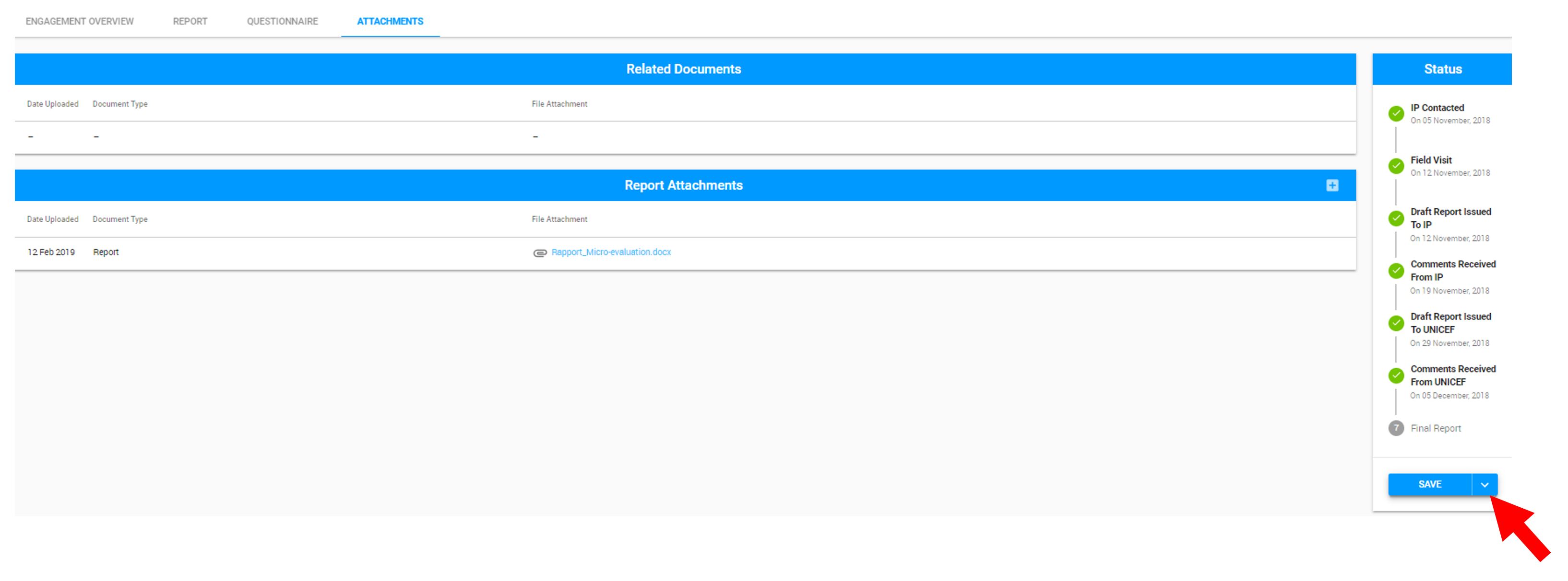 Complete Report for Engagement (Micro Assessment) – eTools Help Center ...