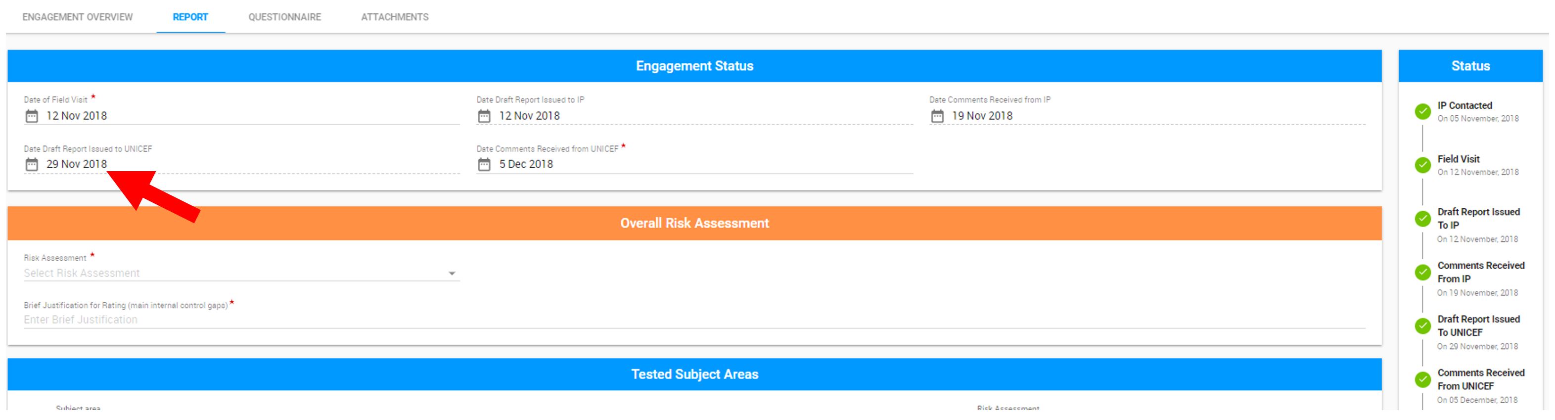 Complete Report for Engagement (Micro Assessment) – eTools Help Center ...