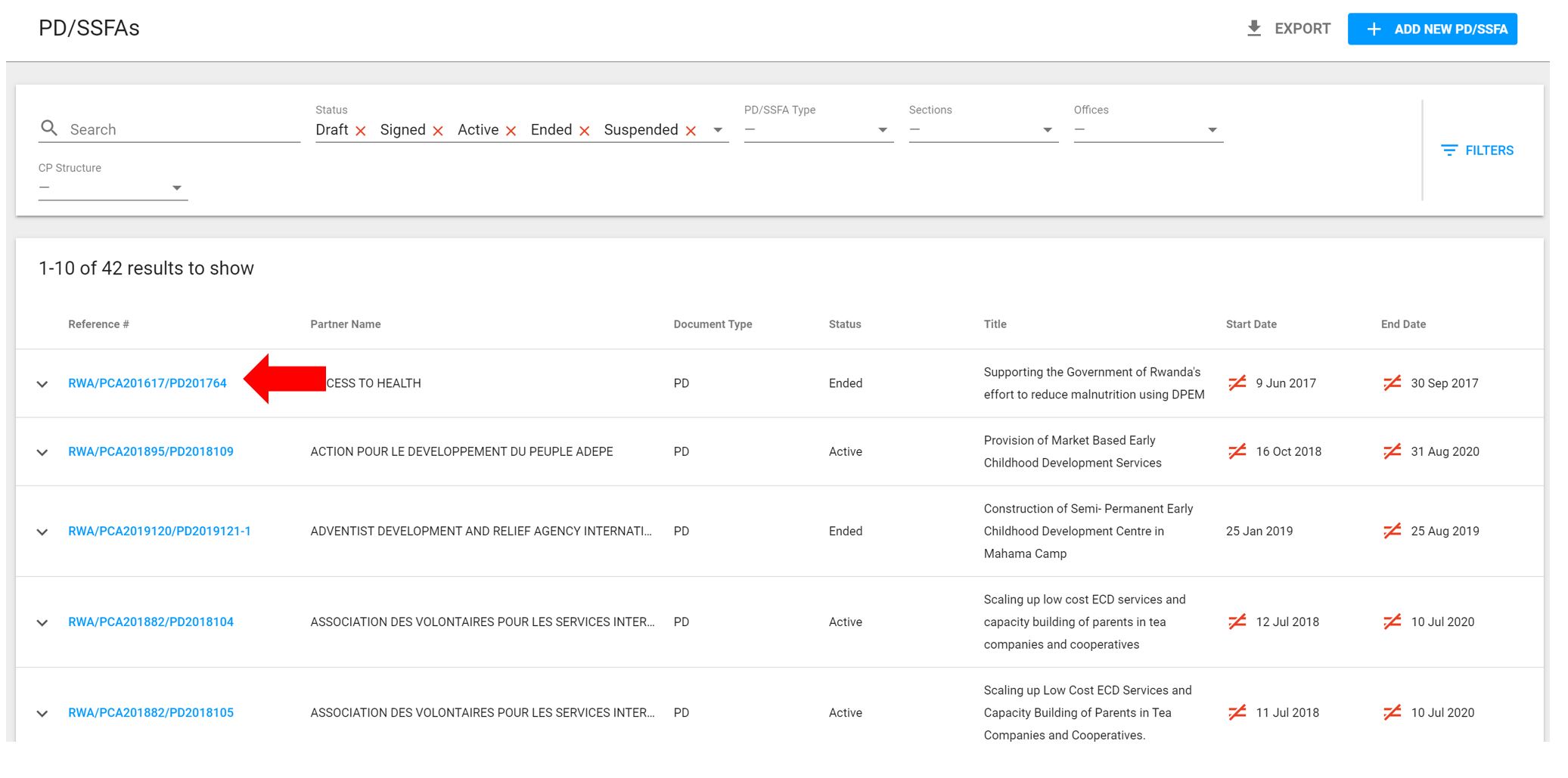 Entering Reporting Requirements – eTools Help Center / UNICEF